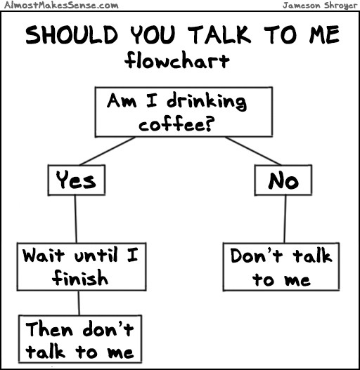 Talk Flowchart | Almost Makes Sense .com